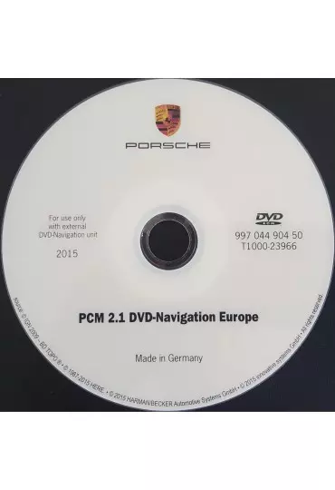 DVD GPS Porsche 2015 2016 PCM2.1 navigation Europe