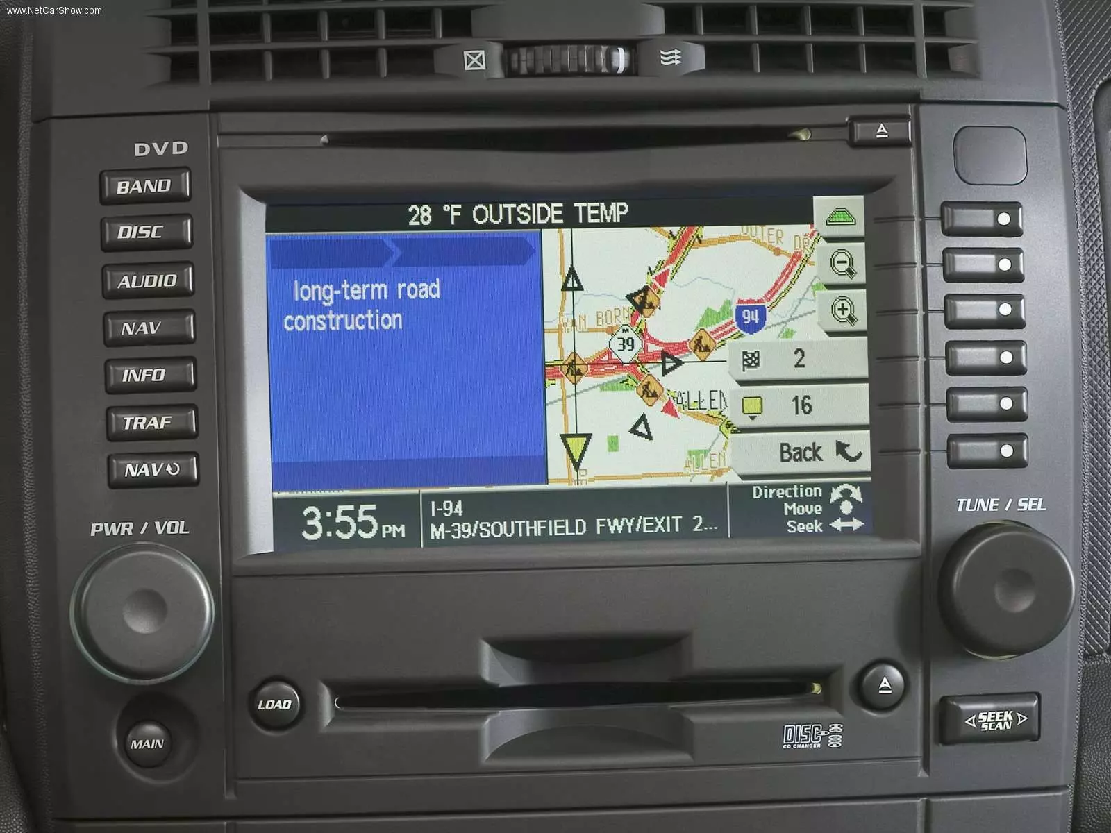 DVD GPS Cadillac CTS 2013 Denso navigation Europe