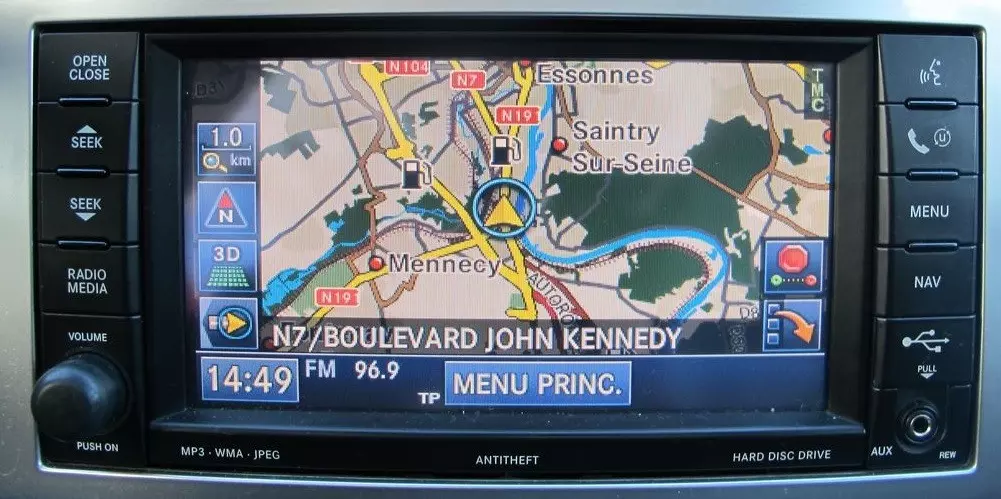 DVD GPS Chrysler Jeep Dodge Lancia 2014 2015 Mopar REW MyGIG Uconnect ...