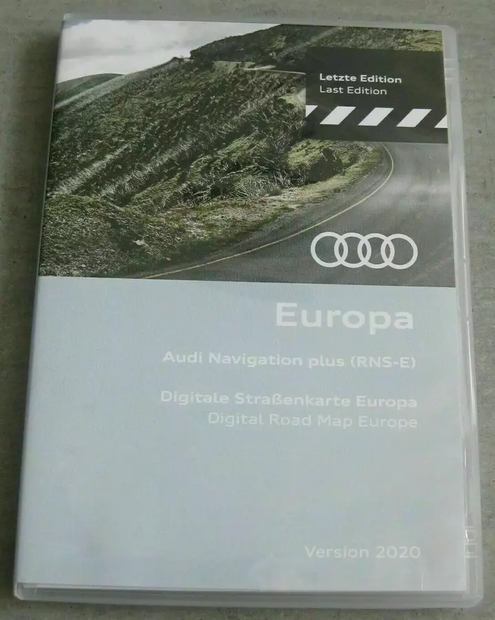 DVD GPS Audi 2020 RNS-E navigation Plus Europe 8P0 060 884 DJ / 8P0 919 ...