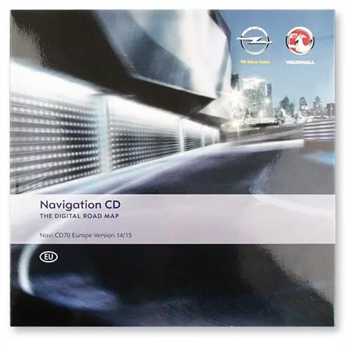 CD GPS Opel Vauxhall 2014 2015 EHU / CD70 Europe Navigation