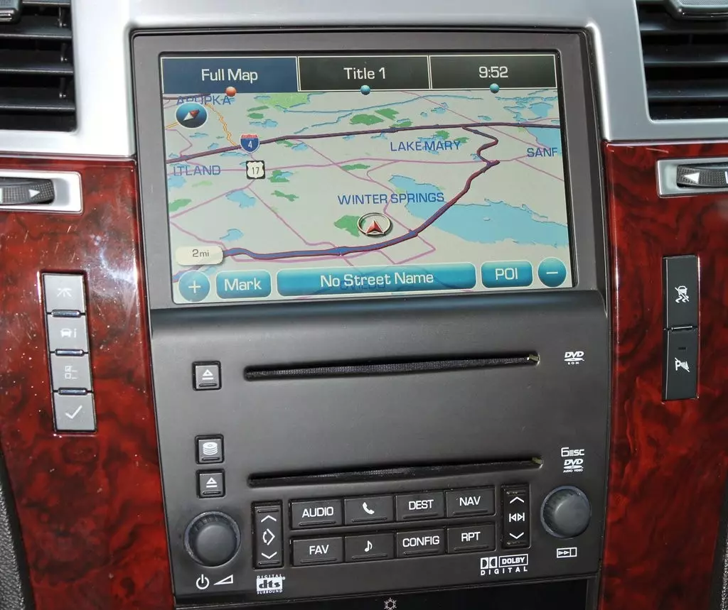DVD GPS Cadillac Escalade 2014 2015 Denso Europe navigation