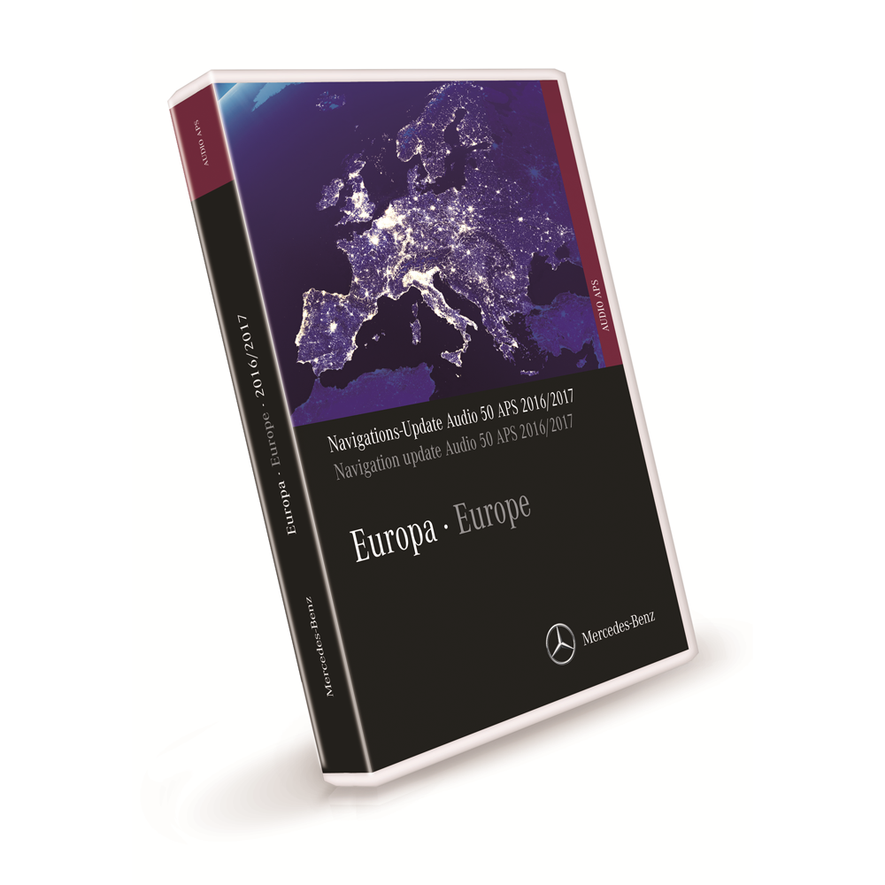 CD GPS Mercedes 2018 2019 Audio 50 APS NTG1 V19 Europa Navigation