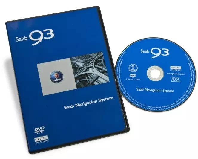 DVD GPS Saab 93 9-3 2009 2010 SDAL Navigation Europa