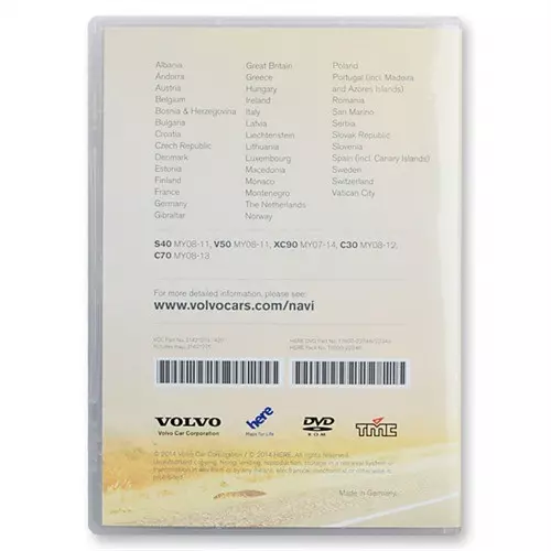 DVD GPS Volvo 2017 2018 RTI MMM+ HDD Europa navigation